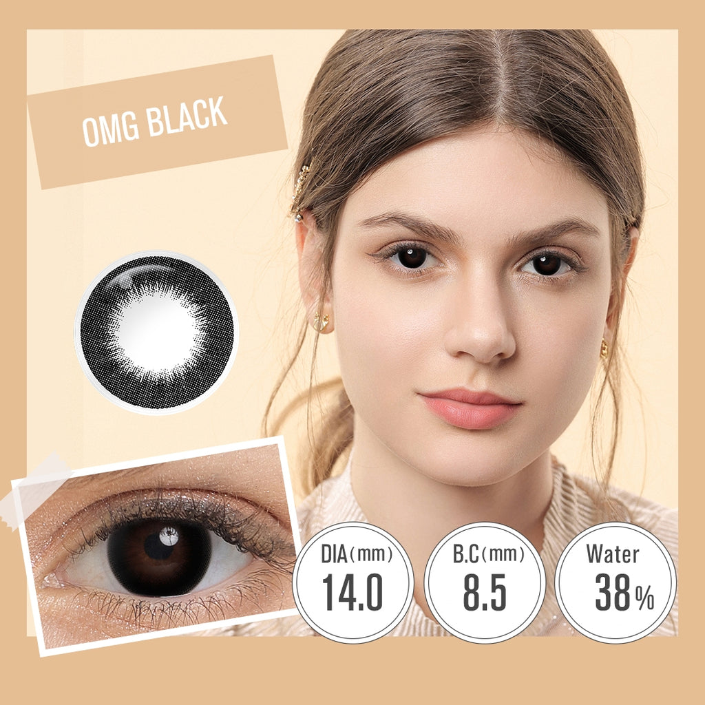 OMG Black Colored Contacts – FreshGo