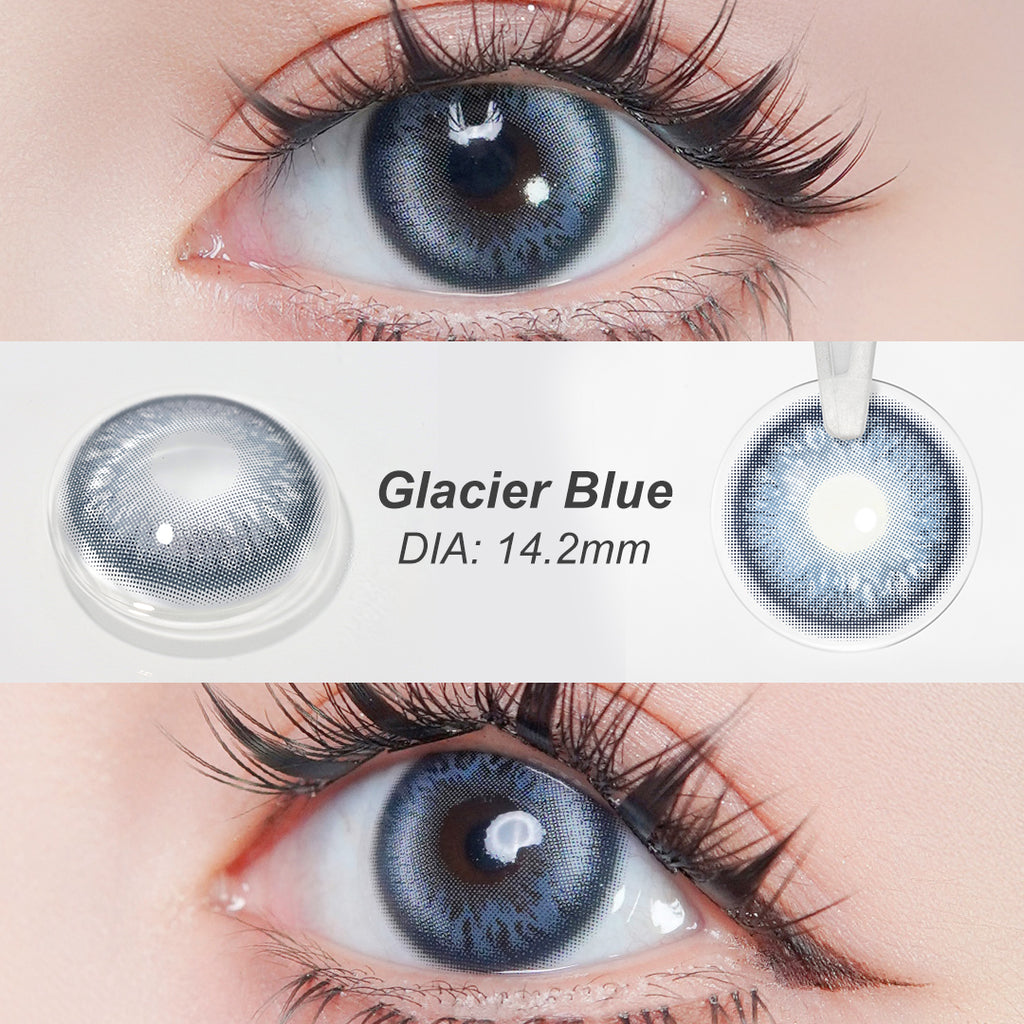 BLUSH GIRL Glacier Blue Colored Contacts – FreshGo