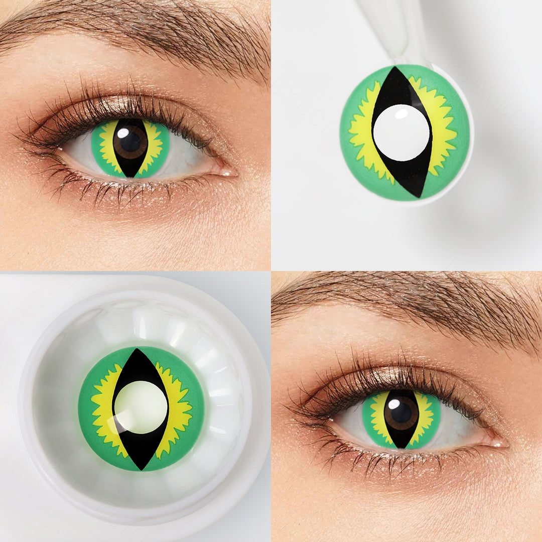 Green Dragon Eye Contacts – FreshGo