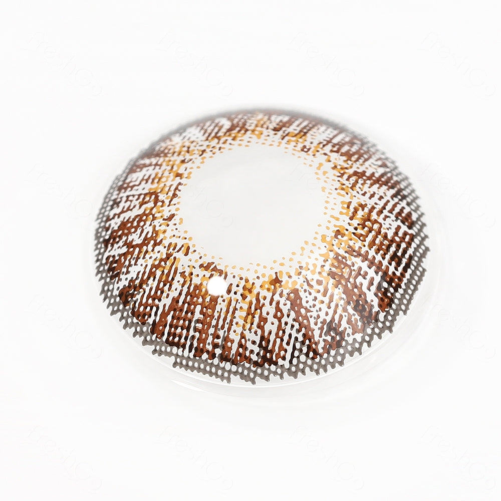 3 Tone Brown Color Contact Lenses – FreshGo