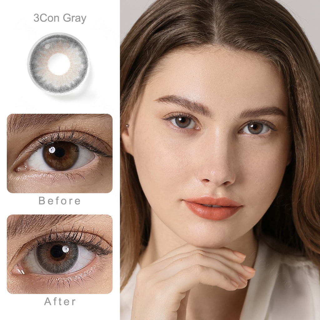 Symphony 3Con Gray Color Contact Lenses – FreshGo