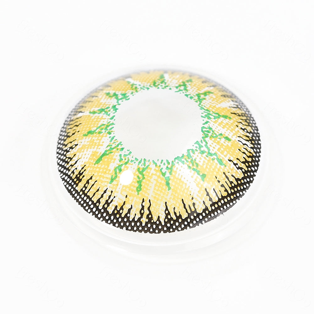 Nonno Hazel Yellow Colored Contact Lens – FreshGo