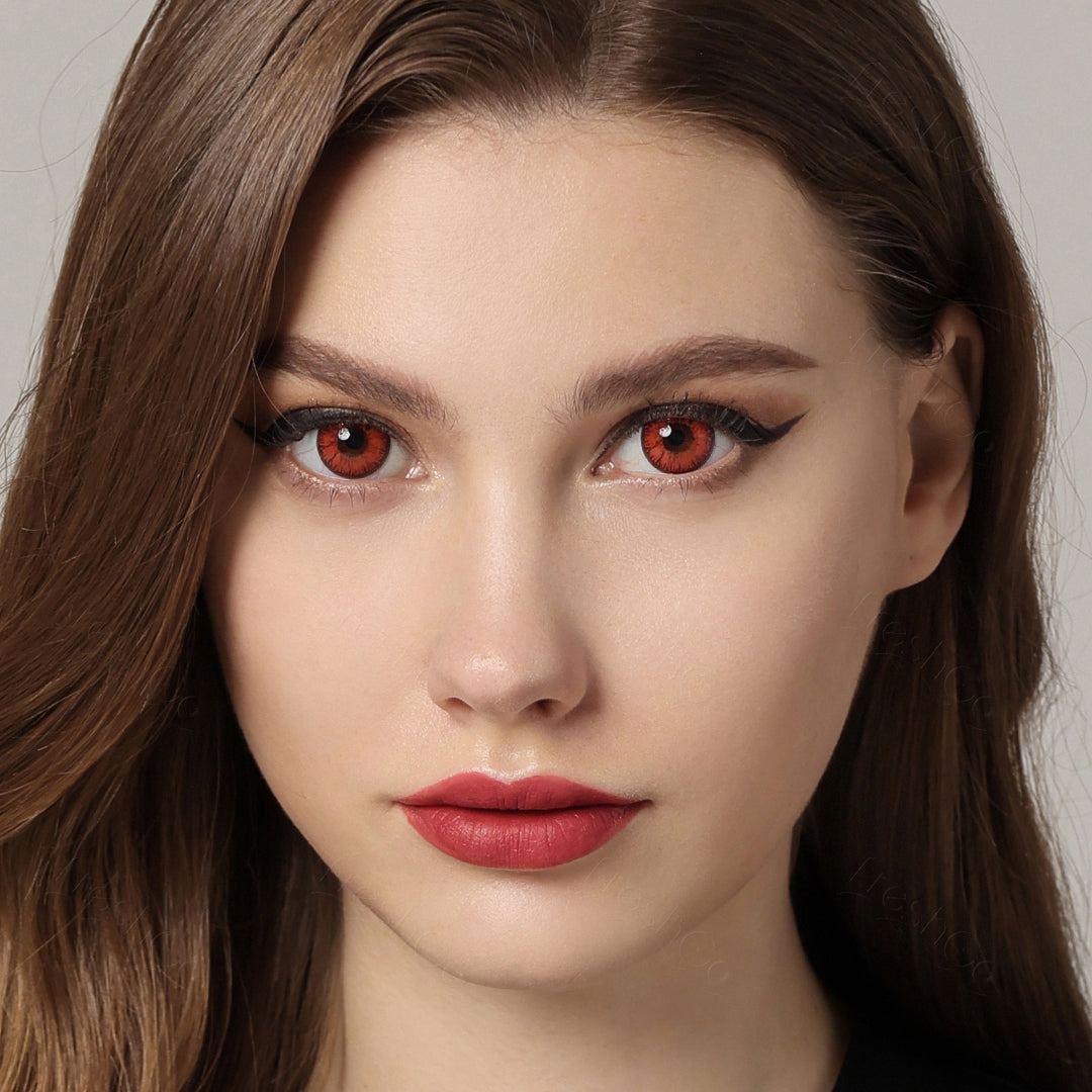 Nonno Deep Red Colored Contact Lenses – FreshGo