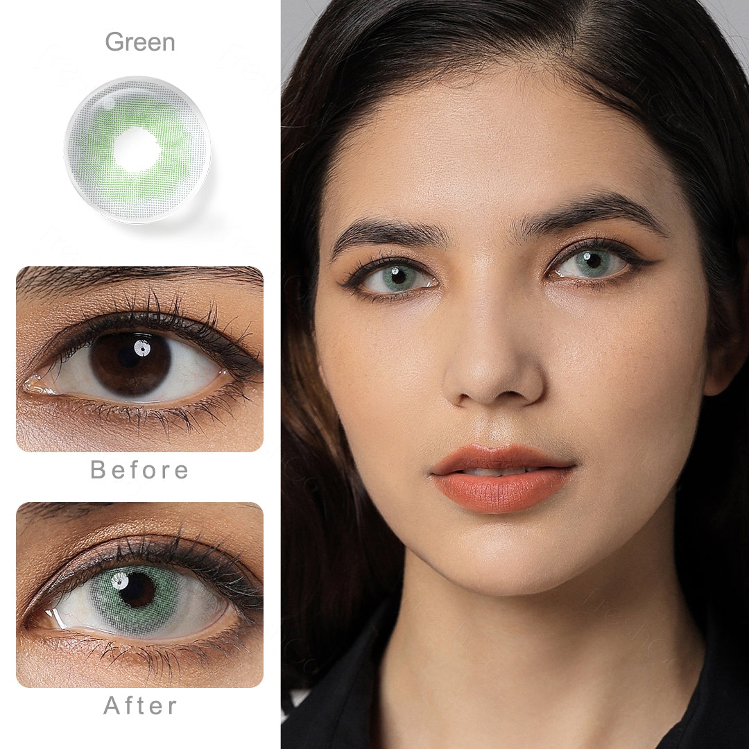 Yukon Green Colored Contacts – FreshGo