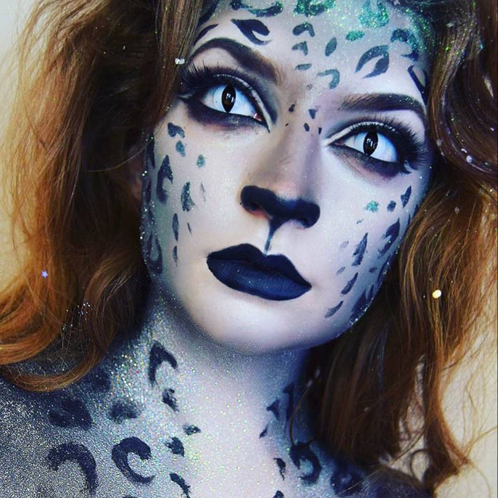 white cat eye lenses