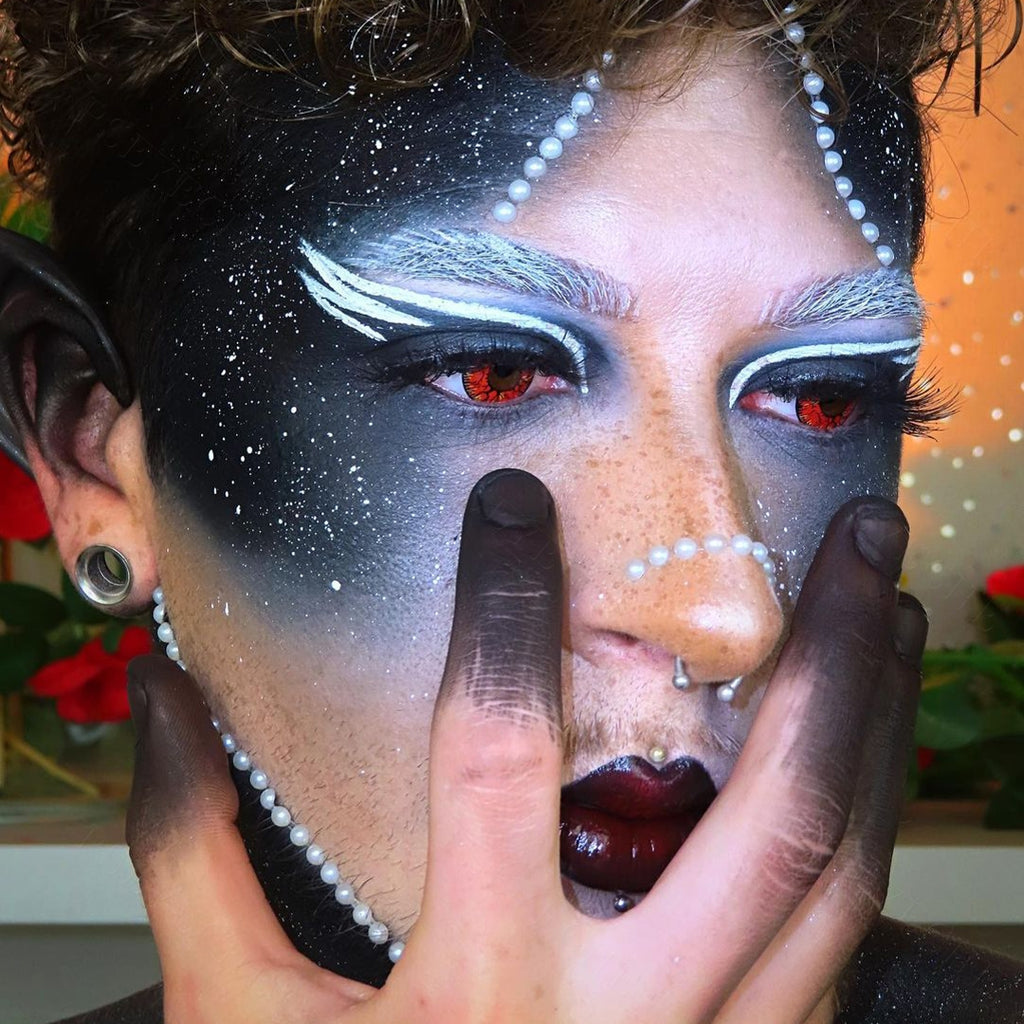 Red Crack Halloween Contacts – FreshGo