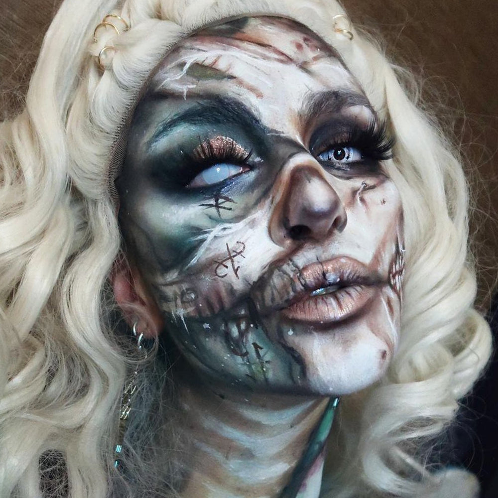 blind white contacts